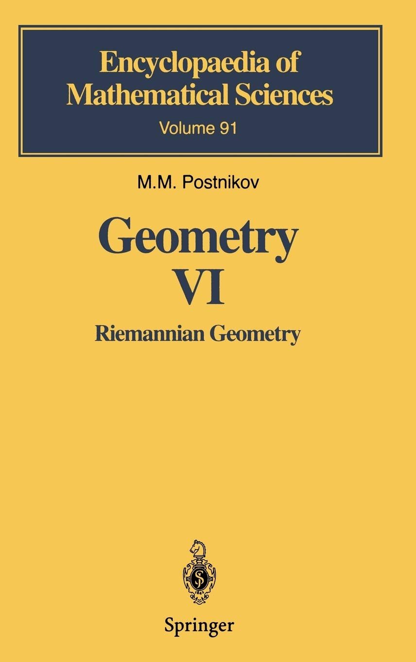 Geometry 6 Reemannian Geometry Campus Book House